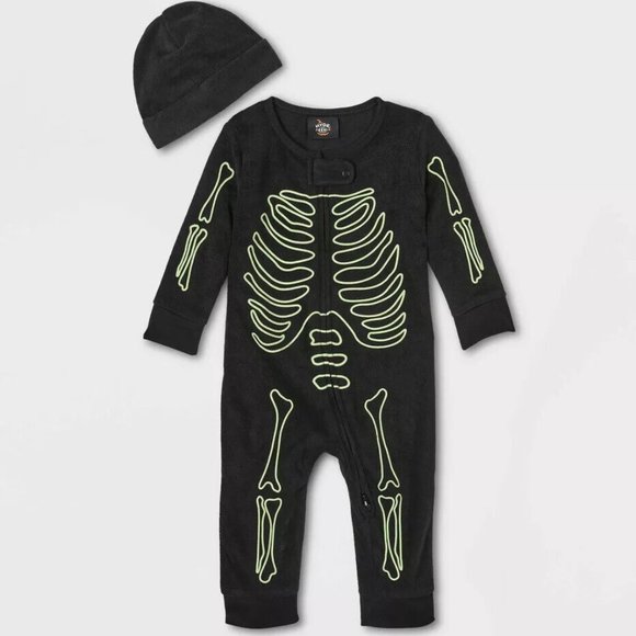 Hyde & EEK! | Pajamas | Baby Hyde And Eek Glowinthedark Skeleton ...